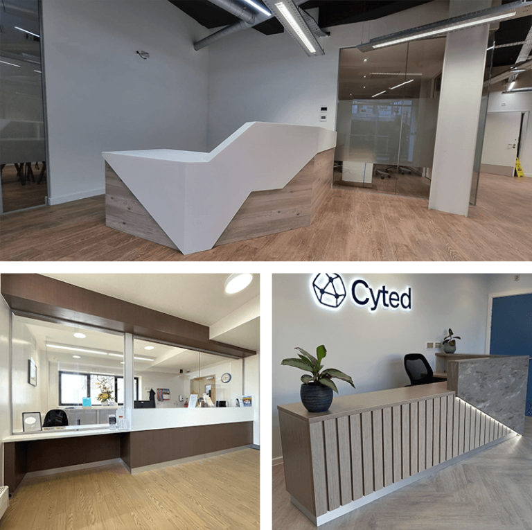 Corian Reception Desks - Nokk